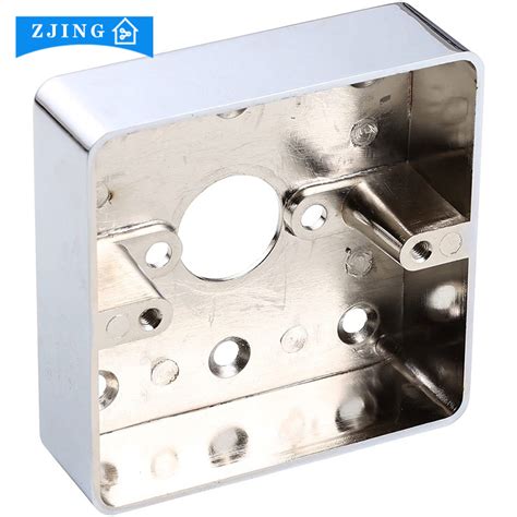 Zinc Alloy Metal Surface Wall Mounted Back Wiring Box Single Gang 86Lx86Wx25H Mm Shopee