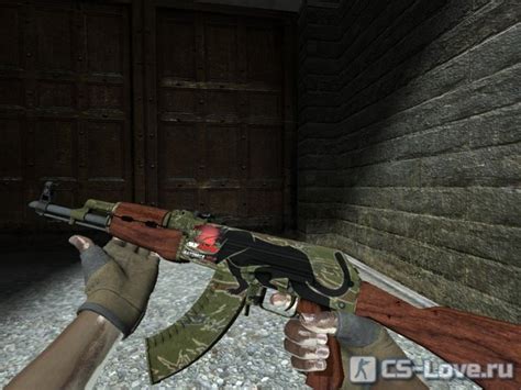 Скачать модель Ak 47 «jaguar с наклейкой для Css V34