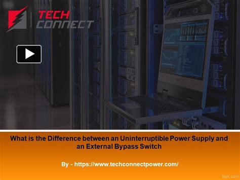 Ppt What Is The Difference Between An Uninterruptible Power Supply And An External Bypass