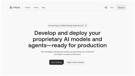 Prem Ai Full Stack Generative Ai Platform For Business Navto Ai