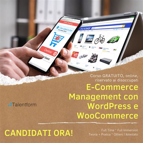 e commerce management con wordpress e woocommerce corso gratuito a
