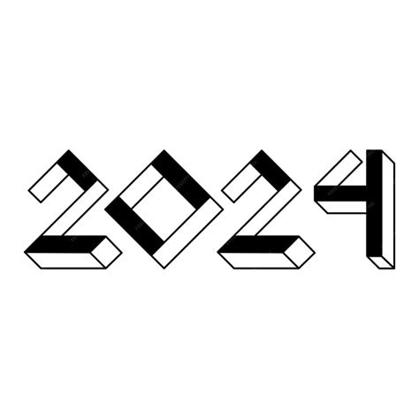 Premium Vector Hand Drawn Font 2024 Element