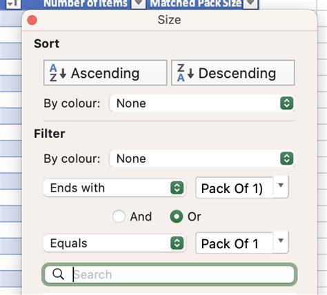 excel using multiple ors on filter stack overflow