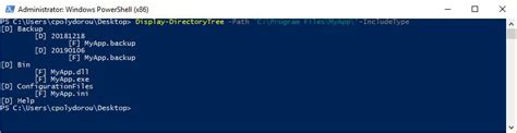 Get The Filesystem Hierarchy Using PowerShell