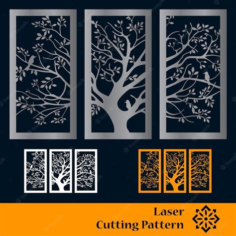 Premium Vector Decorative Laser Cut And Cnc Panels