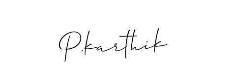 80 Pkarthik Name Signature Style Ideas Latest Name Signature