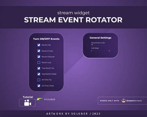 Event Rotator Widget Stream Overlay Rotator Widgets For Twitch Subscriber Follower Cheers