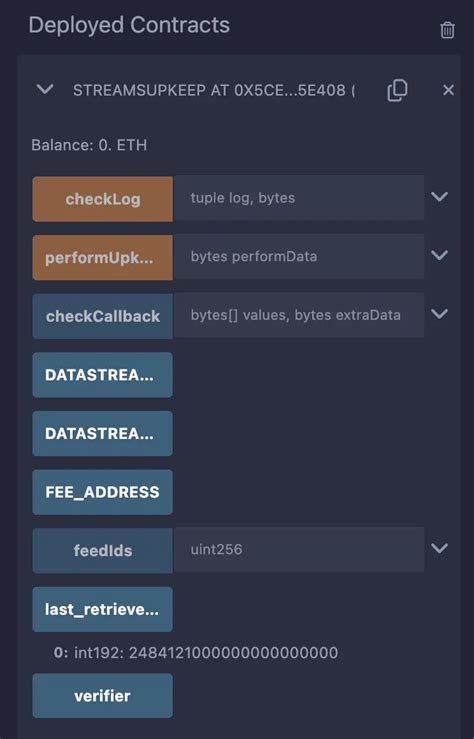 Getting Started With Chainlink Data Streams Remix Chainlink