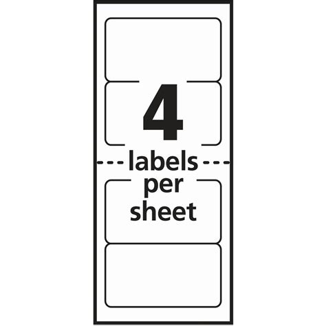 Avery 2163 Mini Sheets Shipping Label