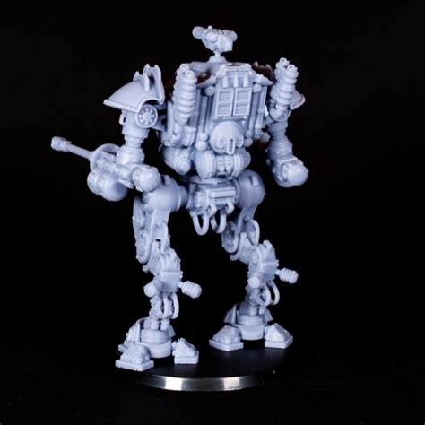 3d Printable Armour Gear Squire Class Fighting Mech By Adam Rodgers