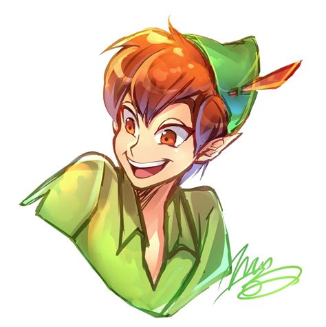 Peter Pan Anime Drawing