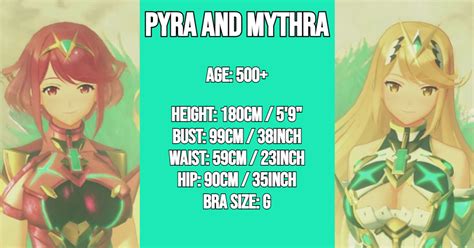 Pyra and Mythra's sizes by NeonBlueBlade on DeviantArt