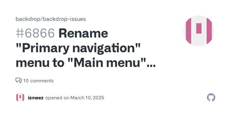 Rename Primary Navigation Menu To Primary Menu And Update