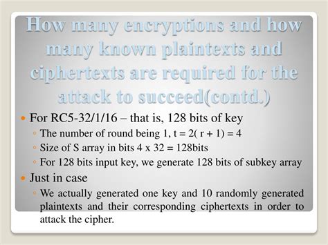 Ppt “implementation Of A Rc5 Block Cipher Algorithm And Implementing