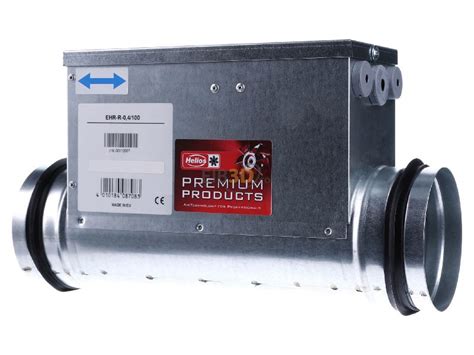 Elektro Heizregister 0 4 Kw 230 V Ehr R 0 4 100