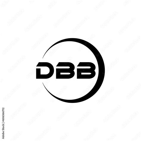 Dbb Letter Logo Design With White Background In Illustrator Cube Logo Vector Logo Modern