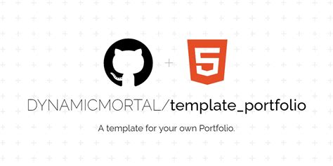 GitHub DYNAMICMORTAL Template Portfolio A Template For Your Own Portfolio