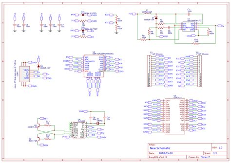 ESP32 Breadboard Cobbler EasyEDA Open Source Hardware Lab