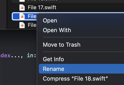 How Can I Rename Files In A Swift Package In Xcode Stack Overflow