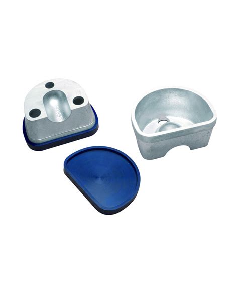 Alloy Duplicating Flask With Flat Rubber Base Large