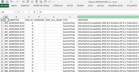 Separar Texto En Columnas En Excel De Reportes Desde BreezingForms Sergio Alejandro Campos