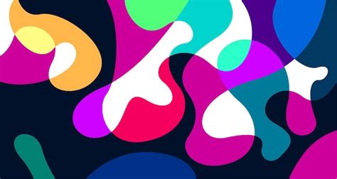 Premium Vector Abstract Liquid Shape Fluid Geometric Design Isolated Gradient Waves With