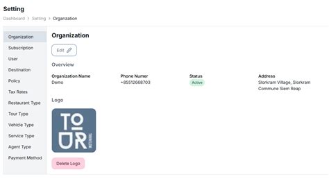 Setting Up Your Organization Tourflow System