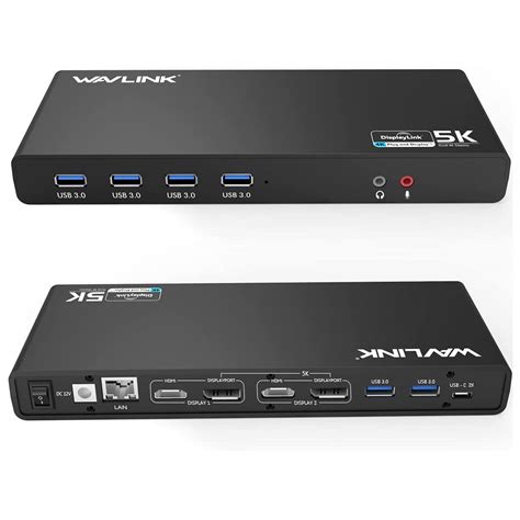 Usb C Docking Station Dual Monitor Dual 4k Hdmi And Displayport Displaylink