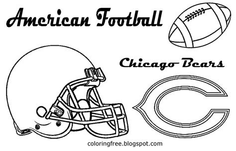 Chicago Bears Printable Coloring Pages