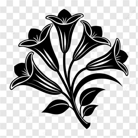 흰색 배경 벡터 일러스트레이션에 대한 꽃 디자인 검은 색 꽃무늬 디자인 꽃 디자인 Icin 꽃무늬 Png 일러스트 및 이미지 에 대한 무료 다운로드 Pngtree