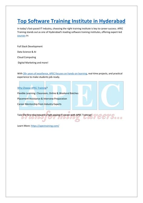 Ppt Top Software Training Institute In Hyderabad Powerpoint