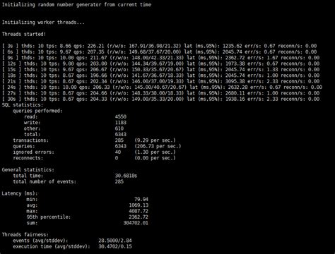 Sysbench对Mysql进行基准测试 Harry 博客园