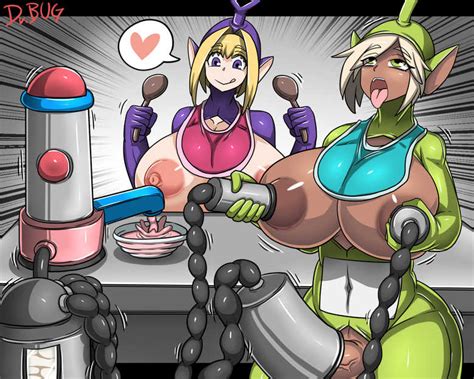 Rule 34 2futas Areola Bib Bimbo Breakfast Breast Milking Breasts