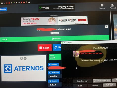 Why Cant I Connect To My Server Raternos
