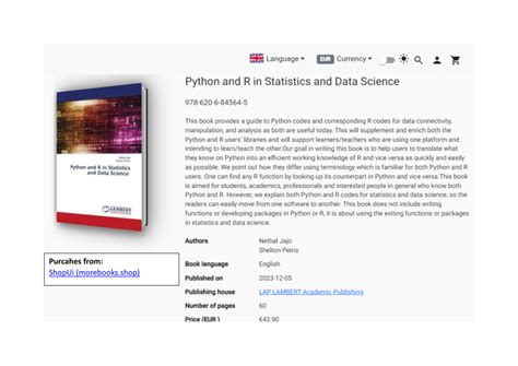 Pdf Python And R In Statistics And Data Science