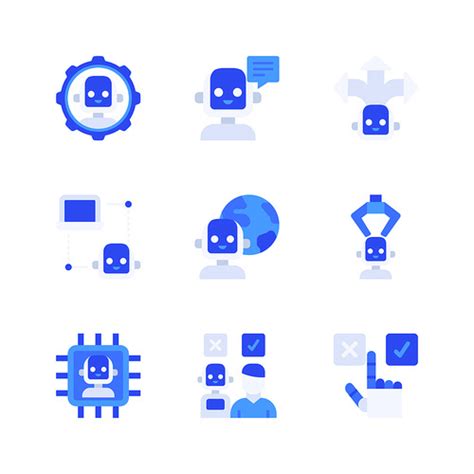 로보틱스인공지능 로봇 플랫 색상 벡터 아이콘 유토이미지 상세페이지 베이직샵 아이콘 21926886