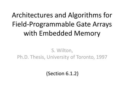Ppt Fpga Switch Block Design Powerpoint Presentation Free Download