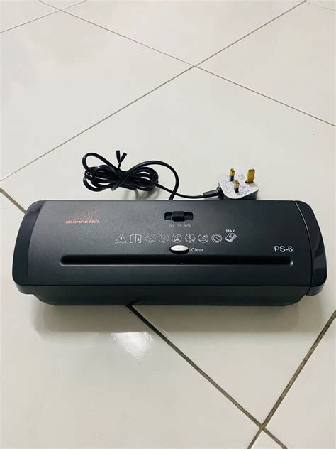 Paper Shader Machine Computers And Tech Printers Scanners And Copiers On Carousell