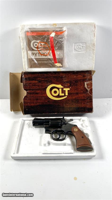 Colt Python 357 Mag Rare 2 5 Bbl Made In 1981