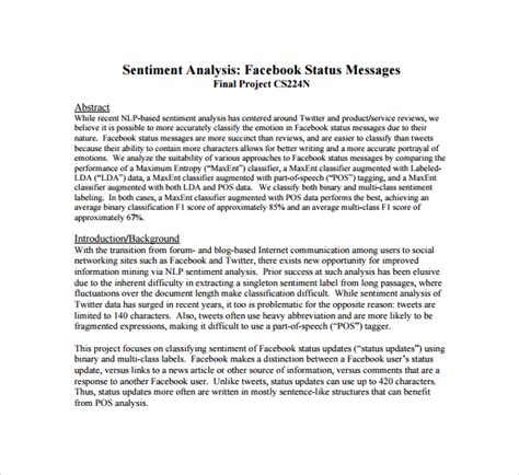 Free 8 Sample Character Analysis Templates In Pdf Ms Word