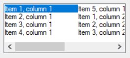 Vb Net Is It Possible To Use MultipleColumn In VB ListBox Stack Overflow