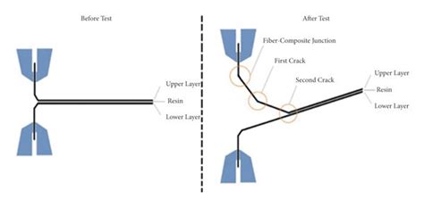 Schematic Of Samples Before And After Delamination Test Download
