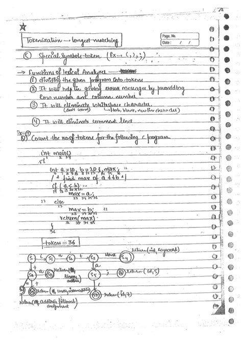 compiler design section 7 computer science handwritten notes for ese