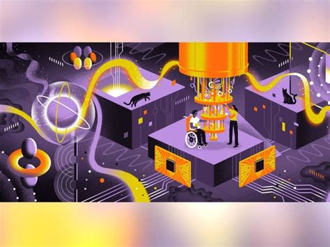 Caltech Quantum Computing Quantum Computer Editorial Illustration