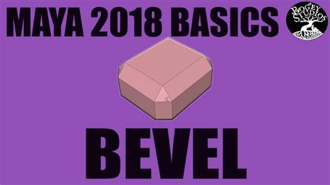Autodesk Maya 2018 Basics Bevel 3d Modeling Tutorial Maya Basic