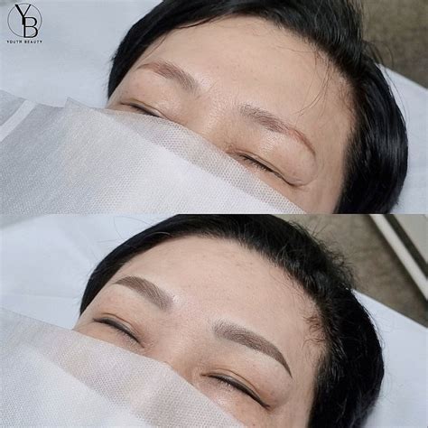 광주눈썹문신 잘하는곳 새빨간 잔흔 커버 이게 가능하네요