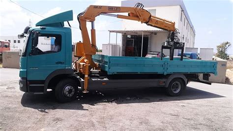 6 Ton Hydraulic Fold Arm Grapple Block Lifting Truck Mounted Crane China Brick Crane And Block