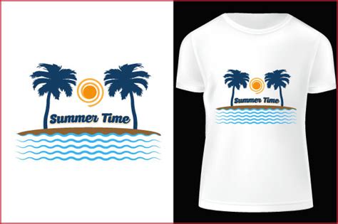Summer Time T-shirt Design Illustration Graphic by AS Ashik · Creative ...