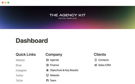 Best Agency Templates From Notion
