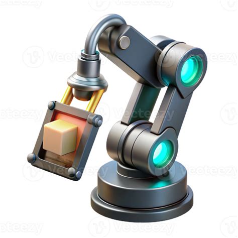 Magnificent Artistic A Robotic Arm Holding A Glowing Microchip